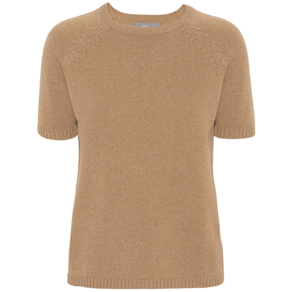 Cashmere dame bluse - Caramel