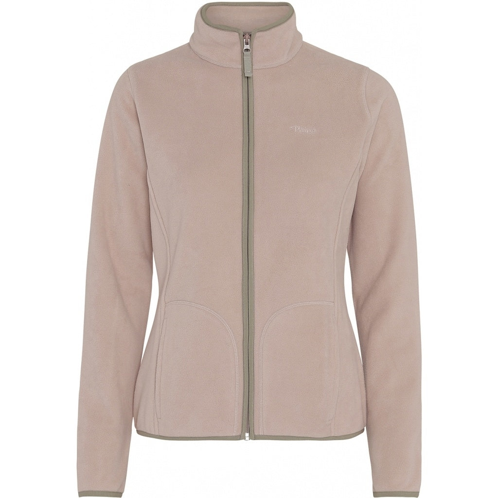 Women's fleece jacket - Mahogany rose/mocca