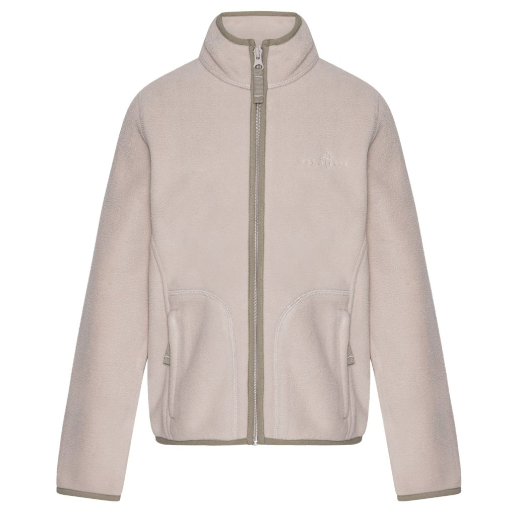 Girls fleece jacket - Mahogany rose/mocca